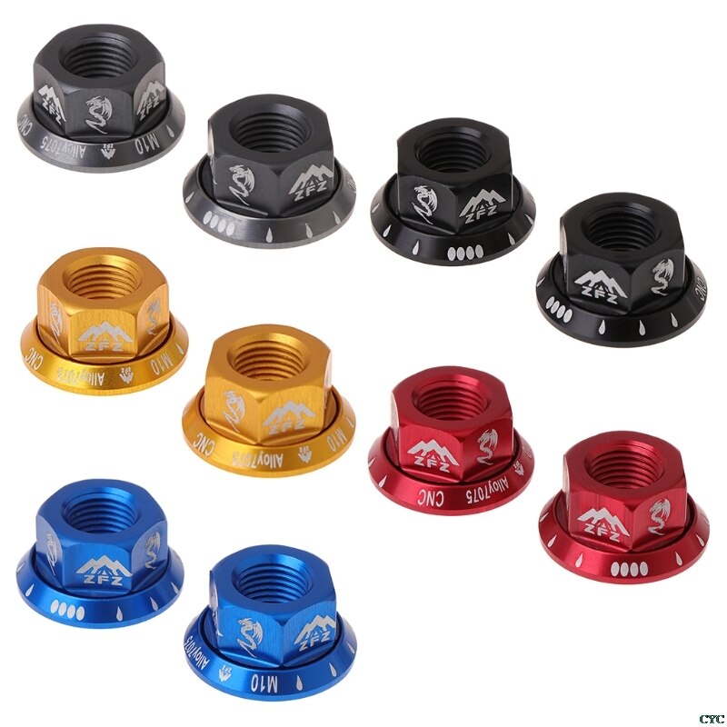 2 Stks/zak Fiets Hub Moer M10 Fixed Gear Mtb Racef... – Grandado