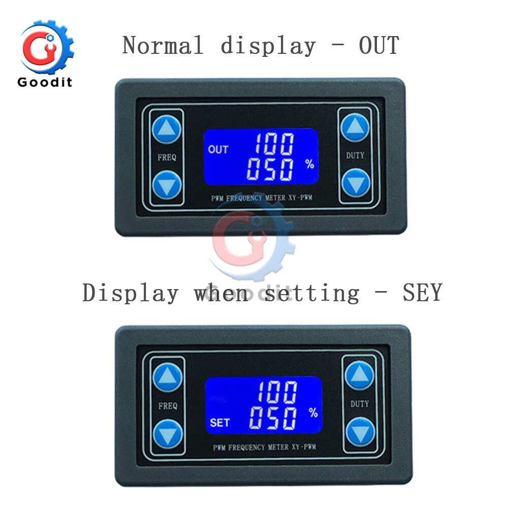 LCD Digital PWM Signal Generator Pulse Frequency D... – Grandado