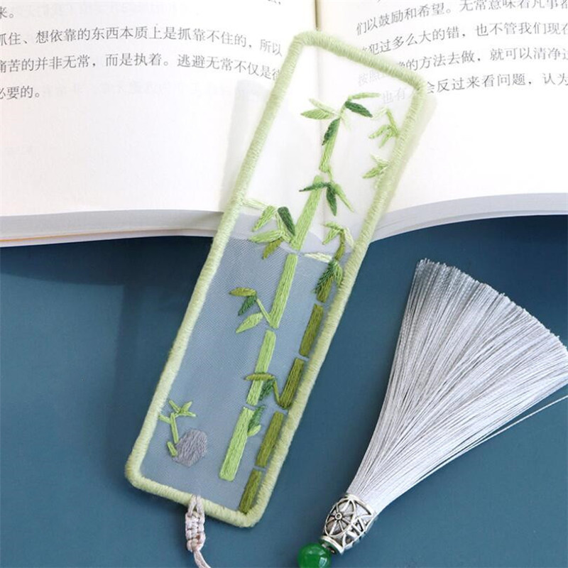 DIY Embroidered Bookmark Material Package Embroide... – Vicedeal