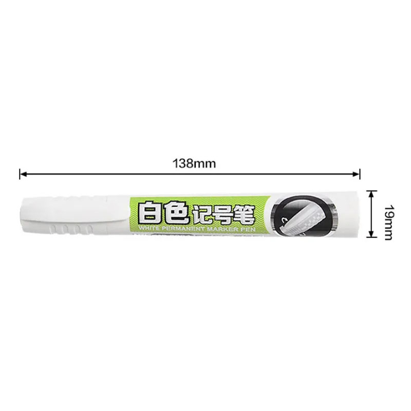 Rotulador blanco MP2907, pintura oleosa permanente... – Grandado