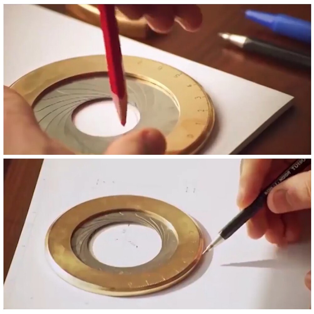 Circle Drawing Tool Stainless Steel Flexible Rotat... – Vicedeal