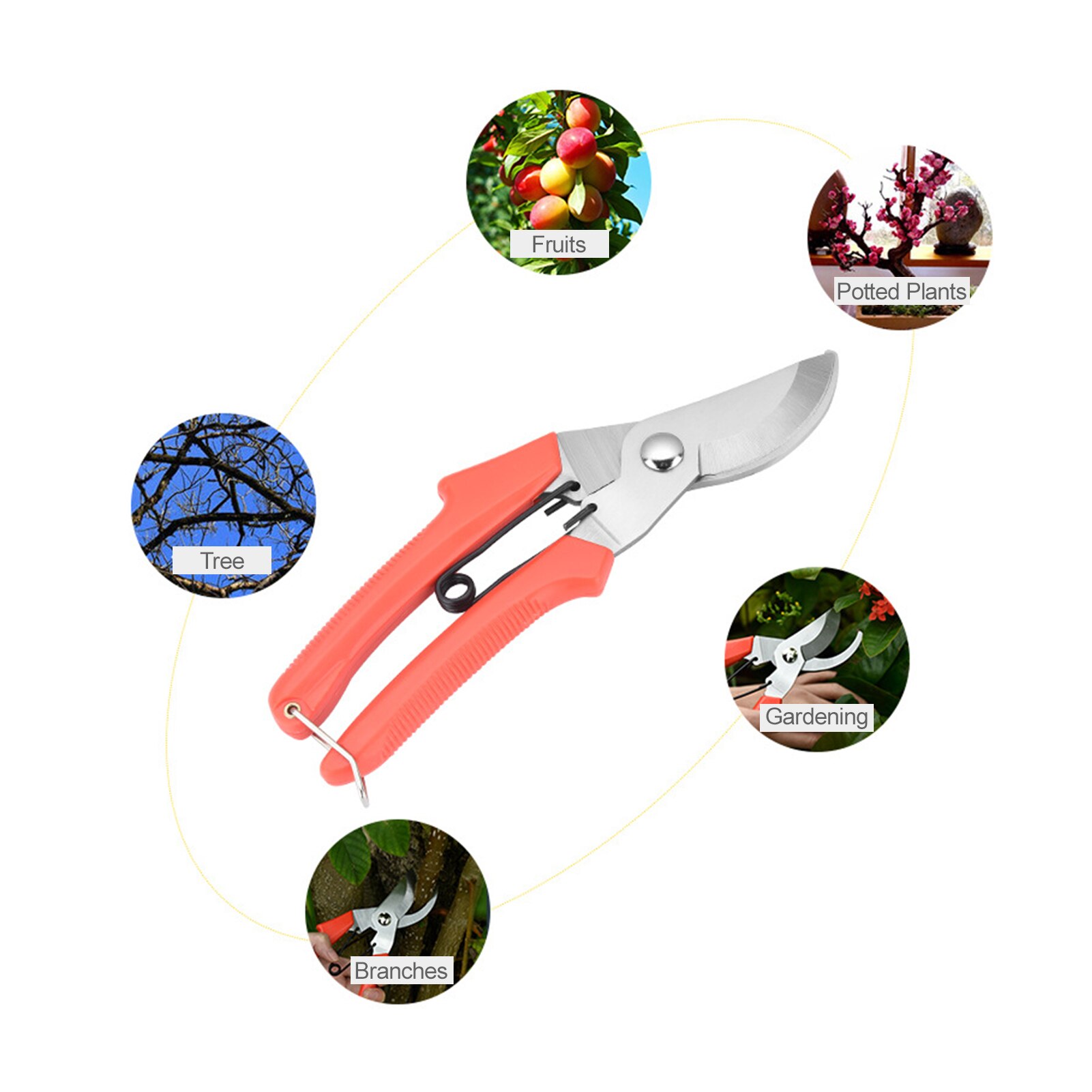 Horticulture Hand Pruner Cut Secateur Shrub Garden... – Vicedeal