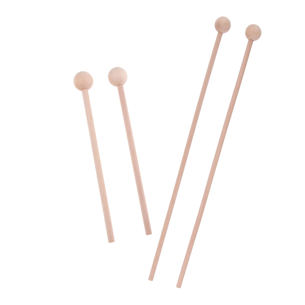 2 Pairs Wooden Xylophone Marimba Drum Stick Mallet... – Grandado