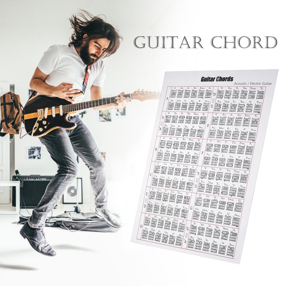 Guitar Chord Poster Skillful Manufacture Guitar Ch... – Grandado