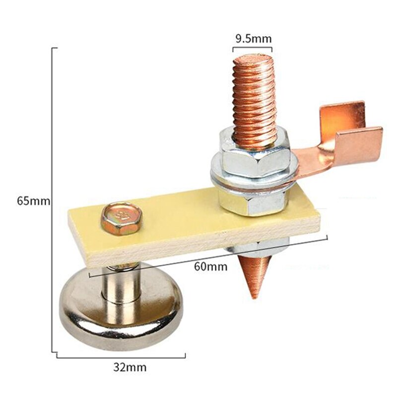 Strong Welding Magnetic Ground Clamp Connector wit... – Grandado