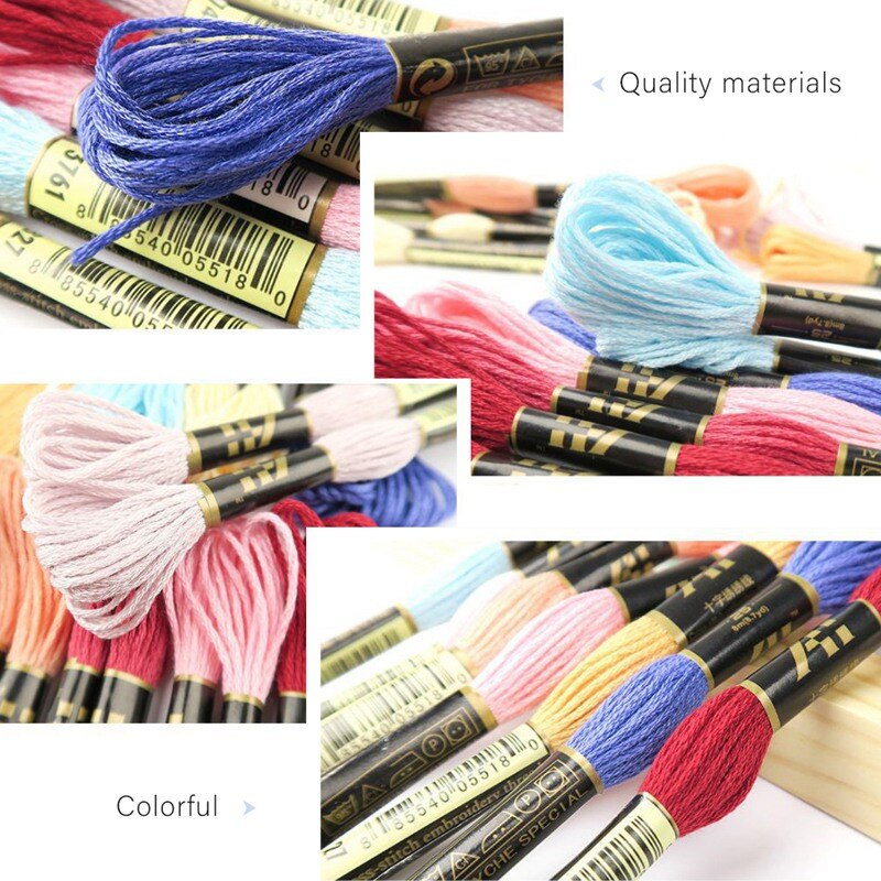50/100 Colors Embroidery Threads Set Cotton Thread... – Grandado