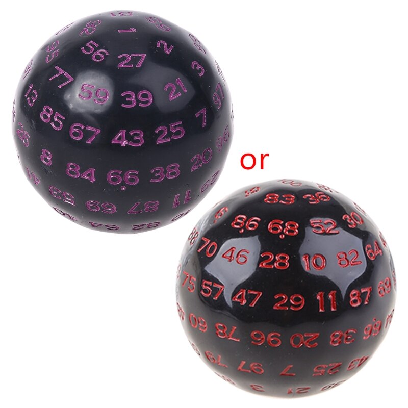 100 Sided Polyhedral Dice D100 Multi Sided Acrylic... – Vicedeal