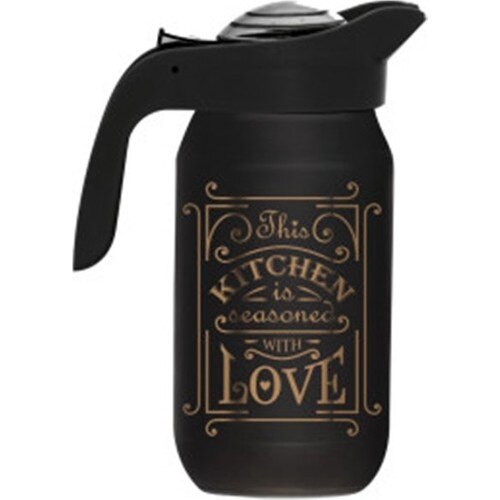 Herevin 111282-120 Kitchen Love Pattern Jug Black ... – Grandado
