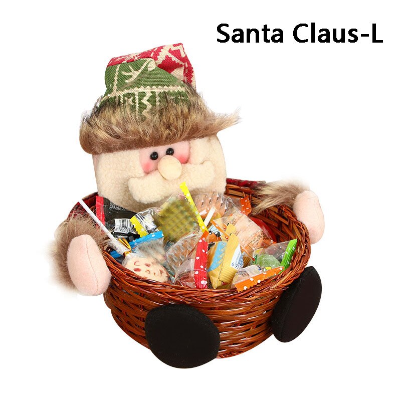 Merry Christmas Candy Storage Basket Decoration Sa... – Grandado