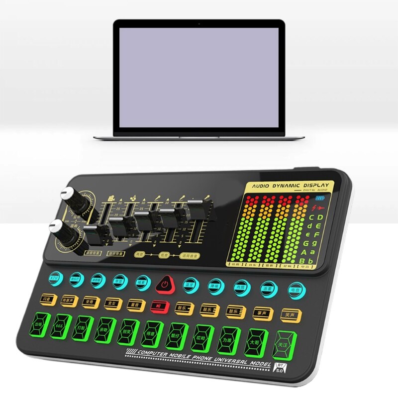 Mini Sound Mixer Board Voice Changer Sound Card wi... – Grandado