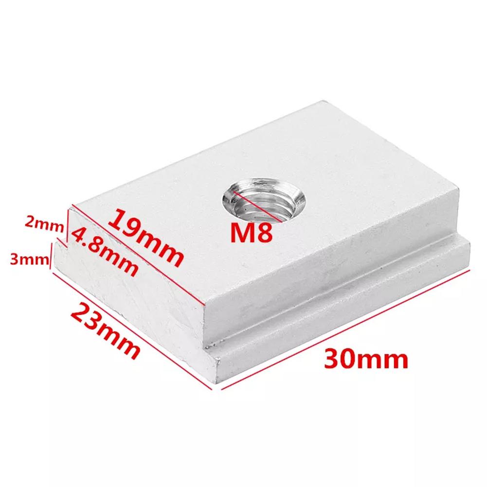 T-track Stop Sliding Brackets Aluminium Alloy Wood... – Vicedeal