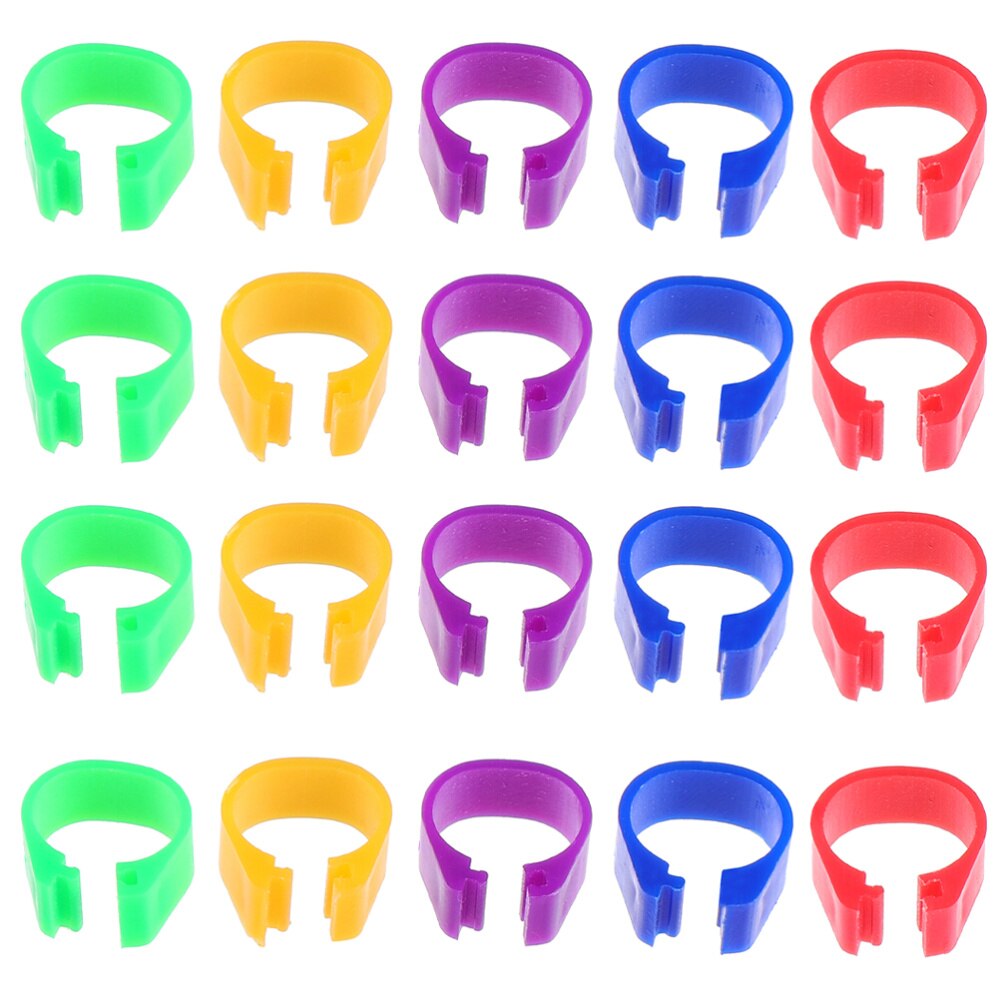 100 Stuks Pluimvee Voet Ringen Been Bands Clip Op ... – Grandado