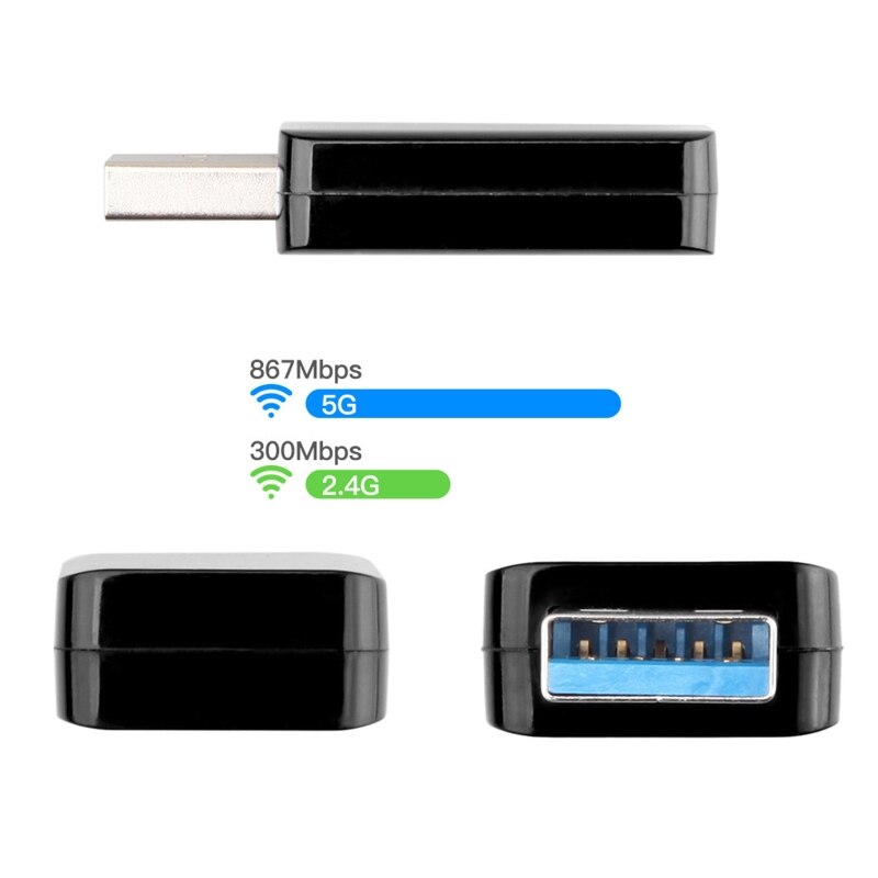 5.8G/2.4G Wireless USB WiFi Adapter 1200Mbps Netwo... – Grandado