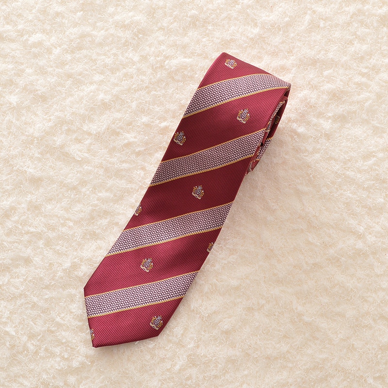 Japanese JK Uniforms Neck-tie Crown stripes embroi... – Grandado