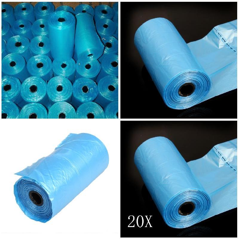 20 Rolls Pet Poop Bags Dog Cat Waste Pick Up Clean Bag Refill 300 Bags ...
