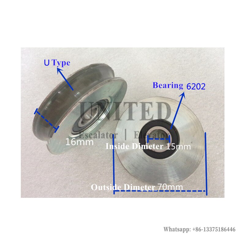 10pcs Elevator Iron Rope Roller Door Hanger Roller... – Vicedeal