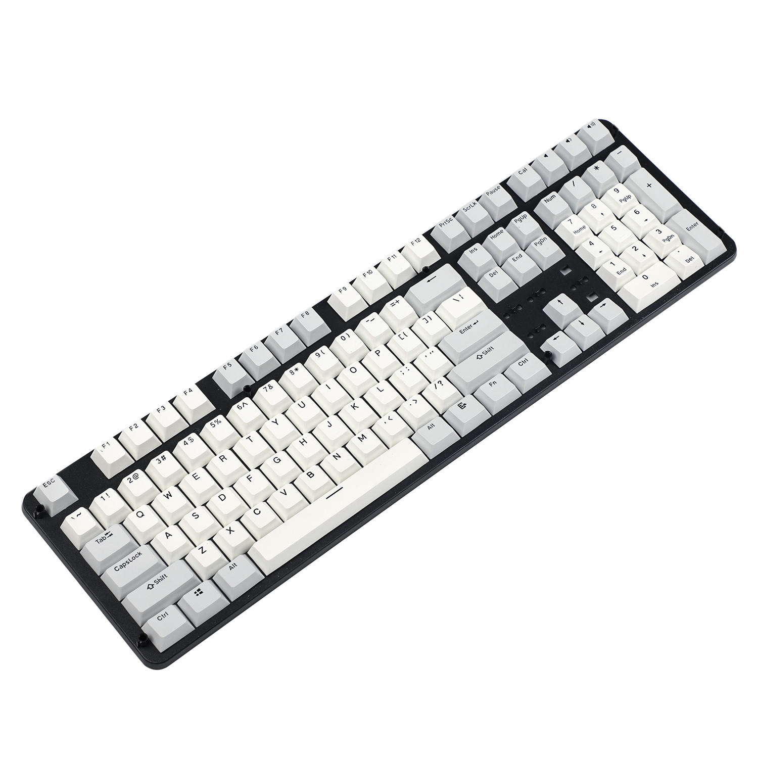 YMDK 108 PBT Cherry Profile Double Shot Black Gray... – Vicedeal