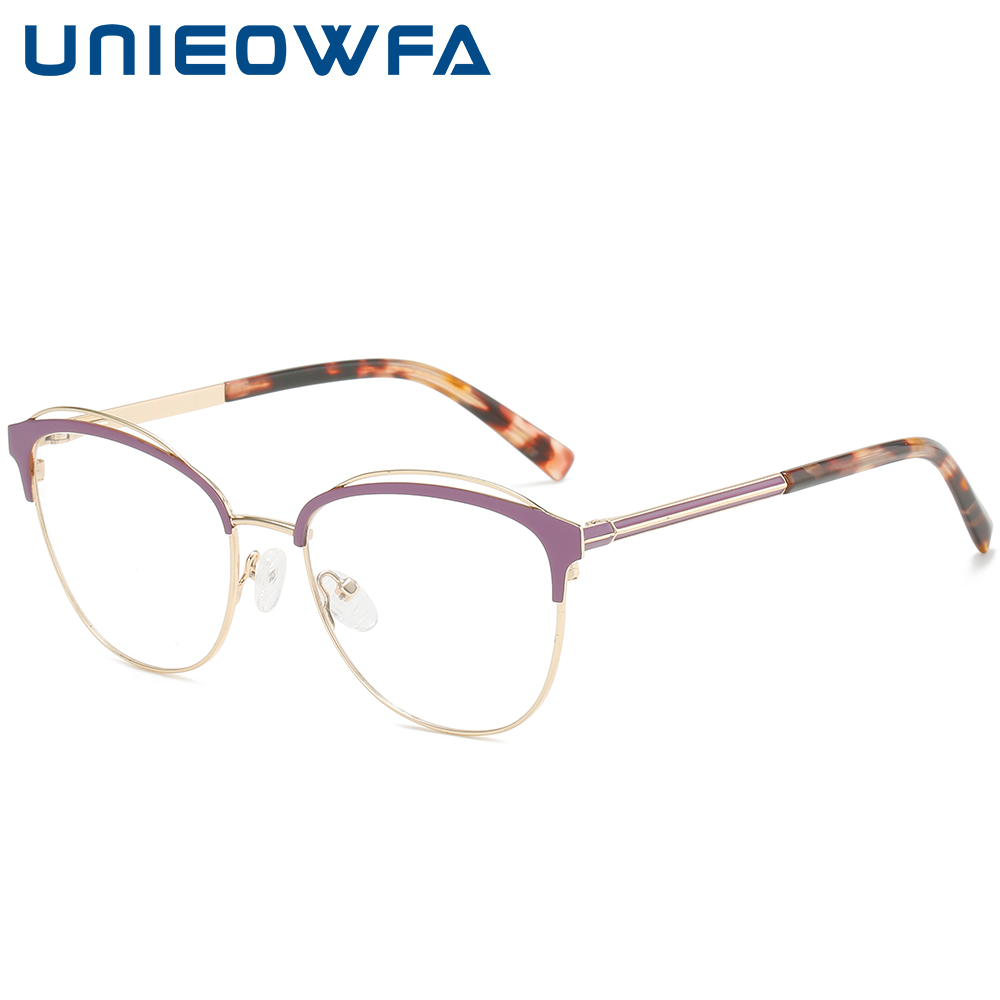 Stainless Steel Optical Eyeglasses Frame Ladies Ca... – Grandado