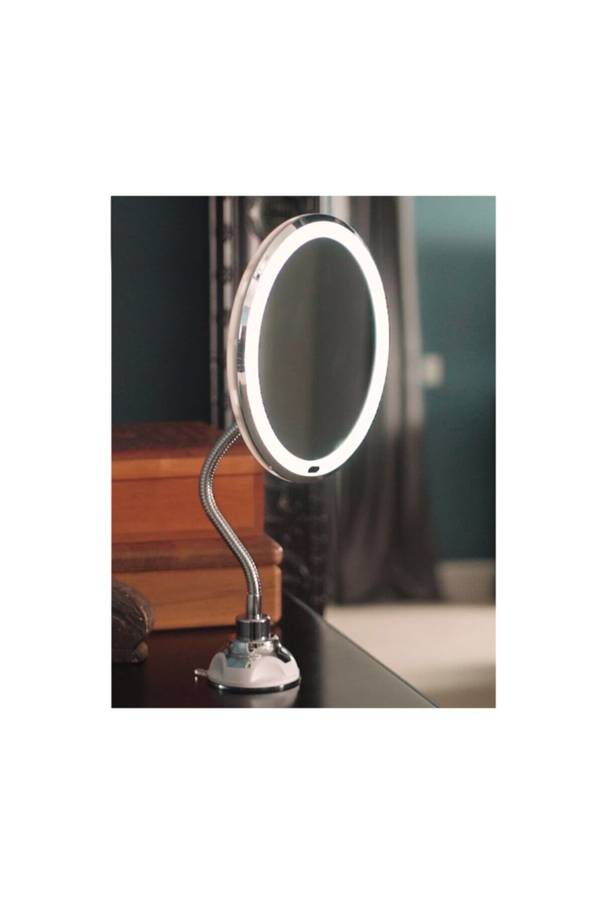 Led Lighted Makeup Mirror Flexible 10x Magnifying – Grandado