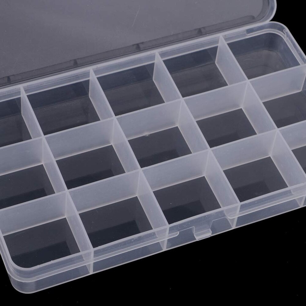 XRHYY Transparent Plastic Grid Box Storage Organiz... – Grandado