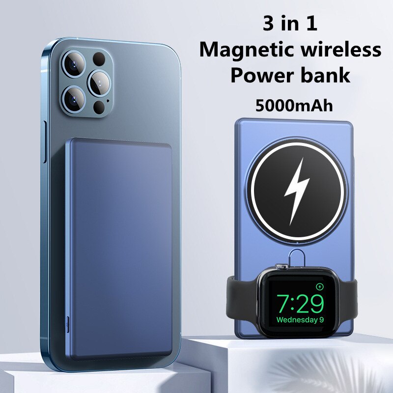 Draagbare Magnetische Power Bank 5000Mah Externe B... – Vicedeal