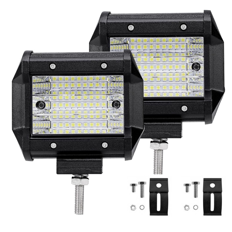 Arbejdslys 81w bil led lysstang 4 tommer ekstra sp... – Vicedeal
