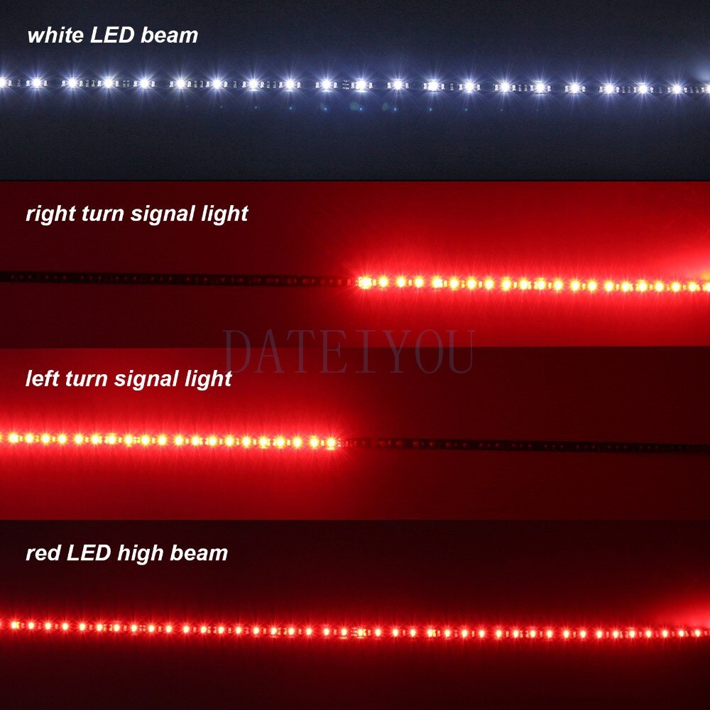 12 LED strobe light signal warning light 12V-24V c... – Grandado