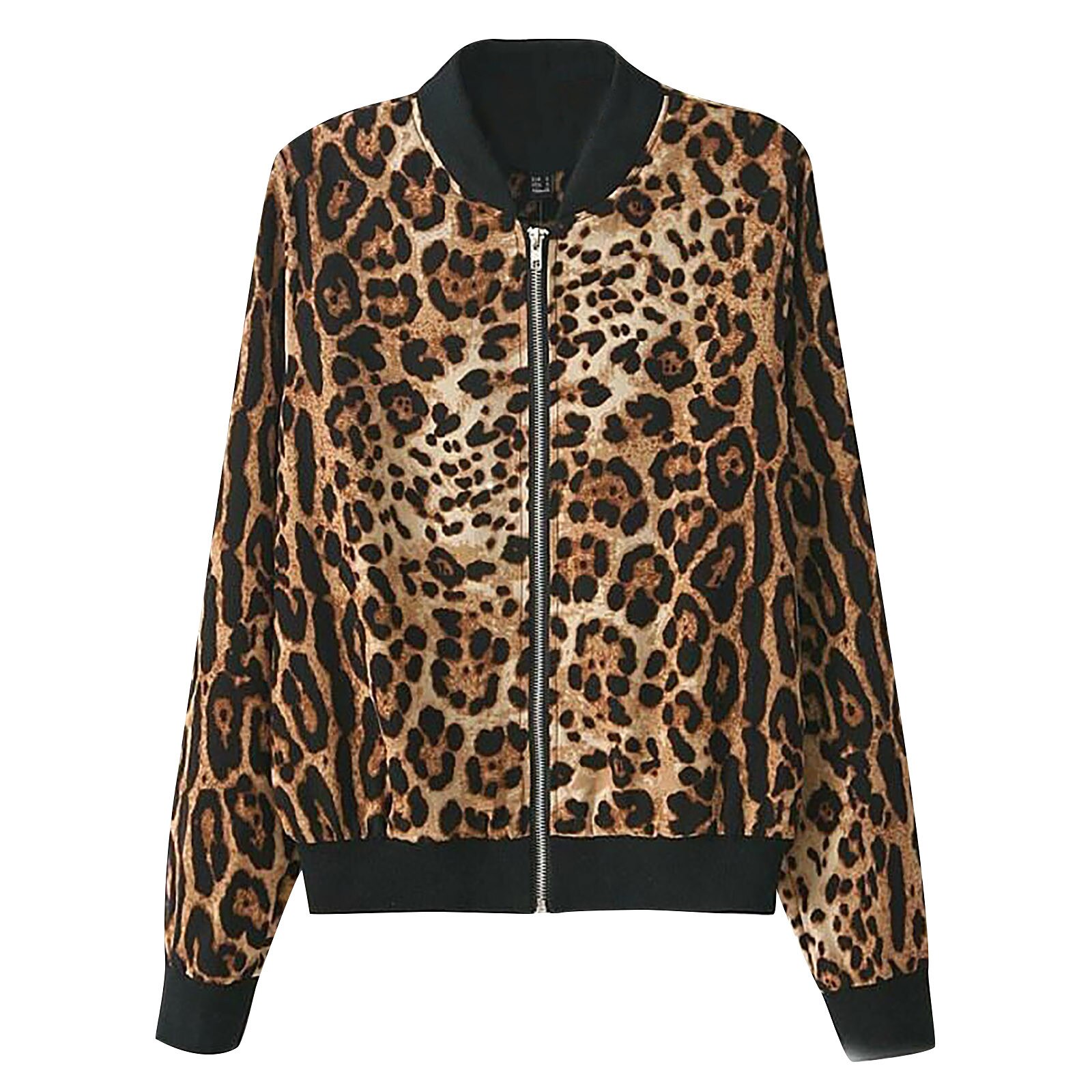Autumn And Winter Ladies Warm Long-Sleeved Leopard... – Vicedeal
