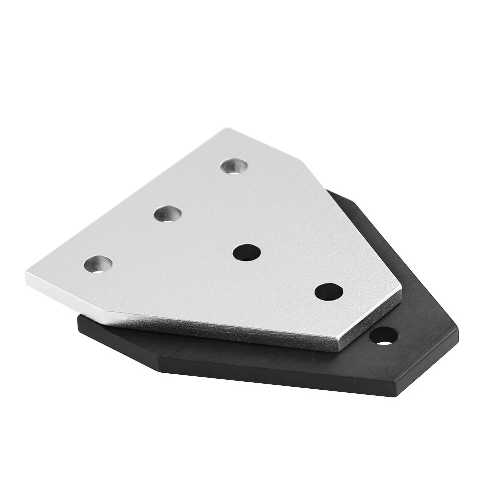 5 Hole Black/Silver Joint Board Plate Corner Angle... – Vicedeal