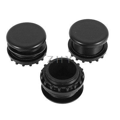 3 Pcs Black Plastic Push Button Switch 22mm Mount ... – Grandado