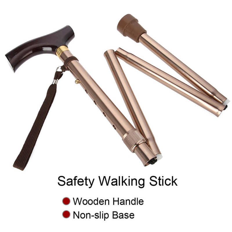 Handle Folding Cane Walking Stick Blind People wit... – Vicedeal