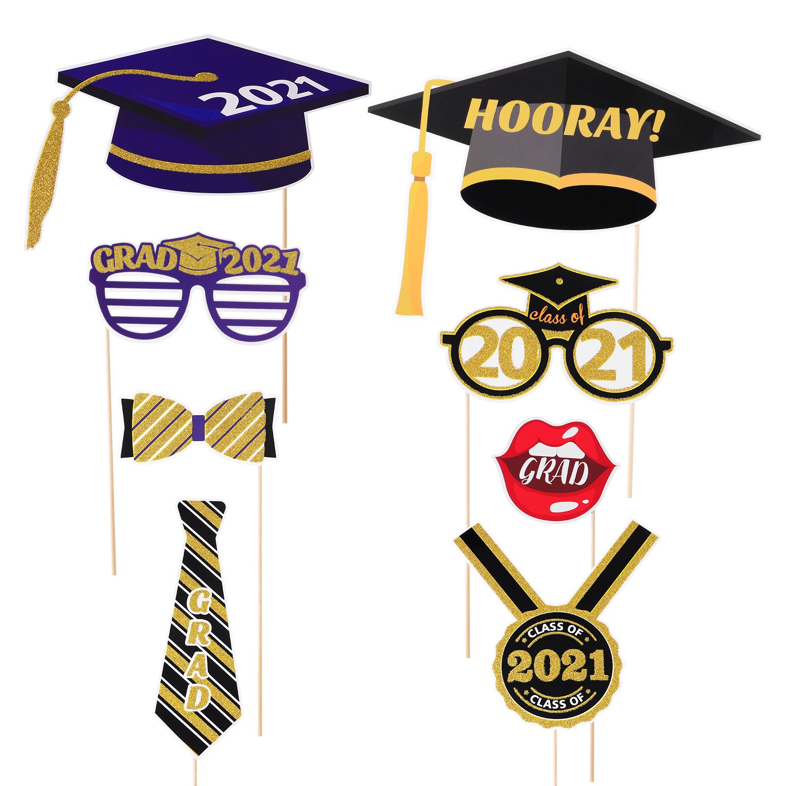 Graduation Photo Booth Props Pre-assembled Graduat... – Vicedeal