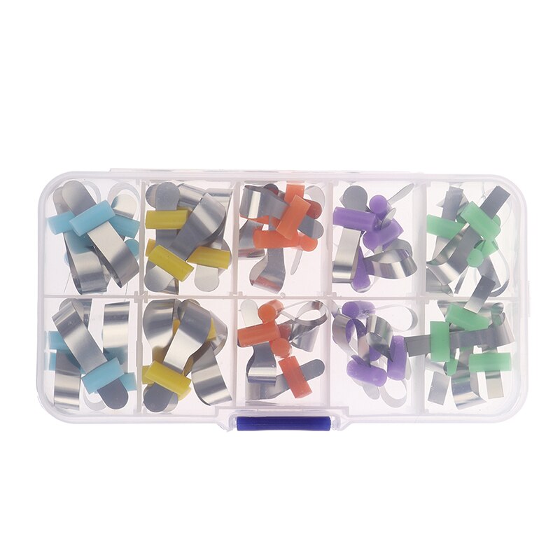 50 Pcs Metal Matrix Bands Retainerless Automatrix ... – Grandado