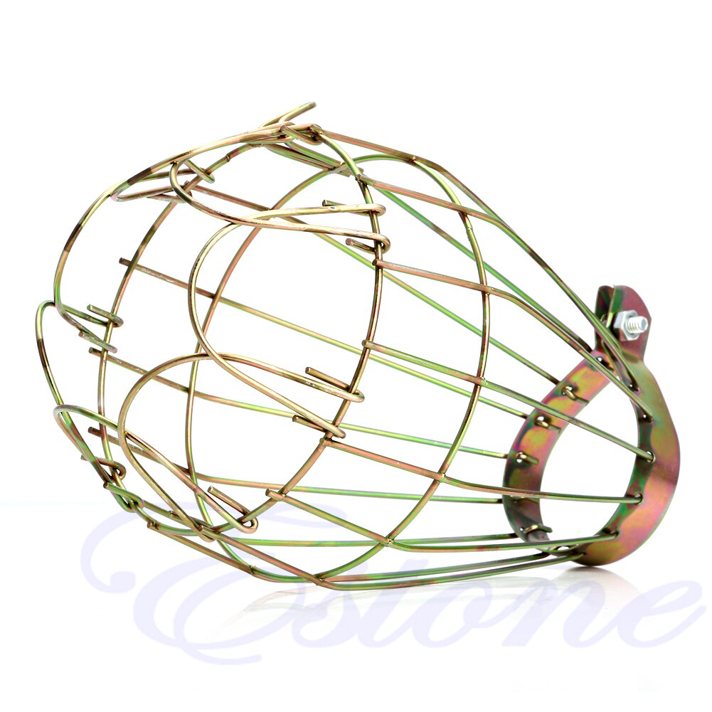Industrial Retro Iron Wire Guards Bulb Clamp Metal... – Grandado