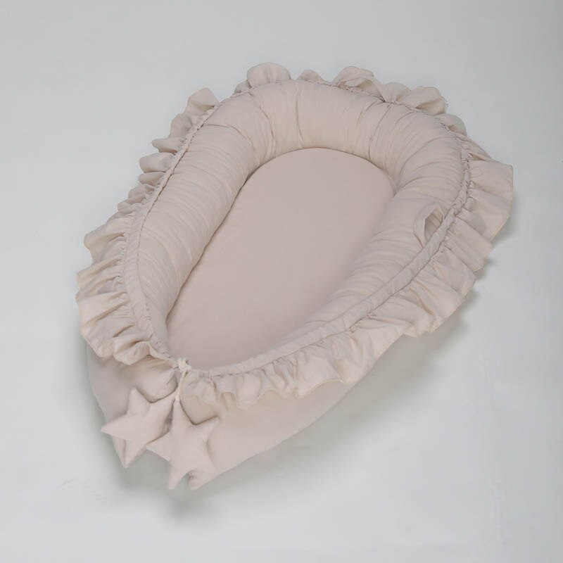 Baby Crib Cradle Cushion Cotton Newborn Cradle Fen... – Grandado