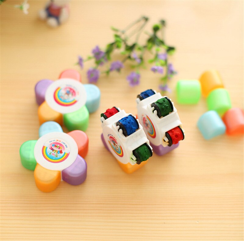Kids Flower Scroll Stamper Drawing Toy Children Cu... – Grandado