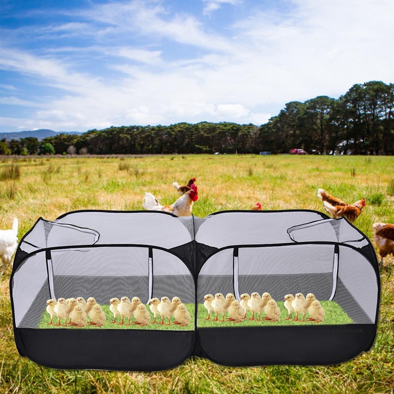 Portable Chicken Rabbit Cat Dog Coop Outdoor Farm ... – Grandado