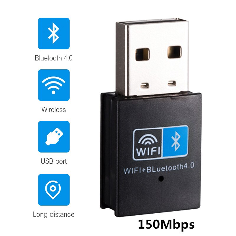 USB WiFi Bluetooth Adapter 150Mbps Network Card Wi... – Vicedeal