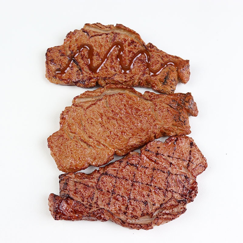 Artificial PVC Simulated Steak Model Roast Restaur... – Grandado