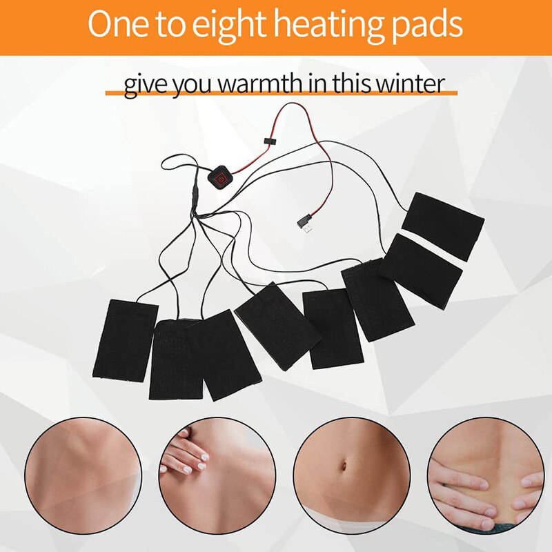 8 In 1 USB Electric Heat Pad with 3 Gear Adjustabl... – Grandado