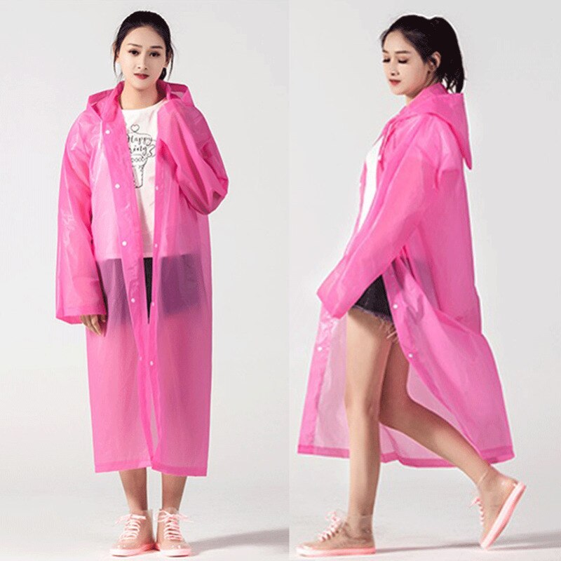Transparent Vinyl Raincoat Runway Style Adult Unis... – Grandado