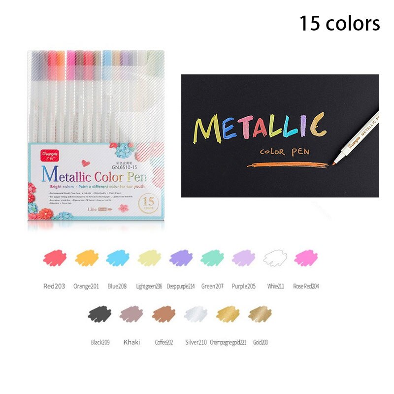 12/18/24/36 Kleuren 0.7Mm Acryl Verf Marker Pen Ar... – Vicedeal