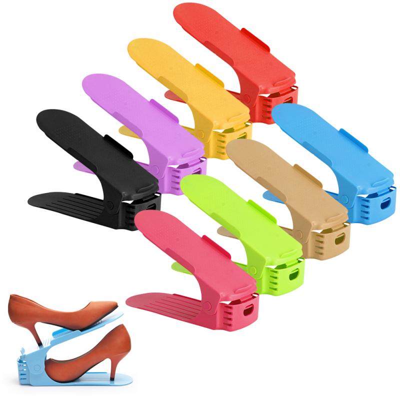 1PC Shoe Organizer Adjustable Shoes Storage Rack S... – Vicedeal