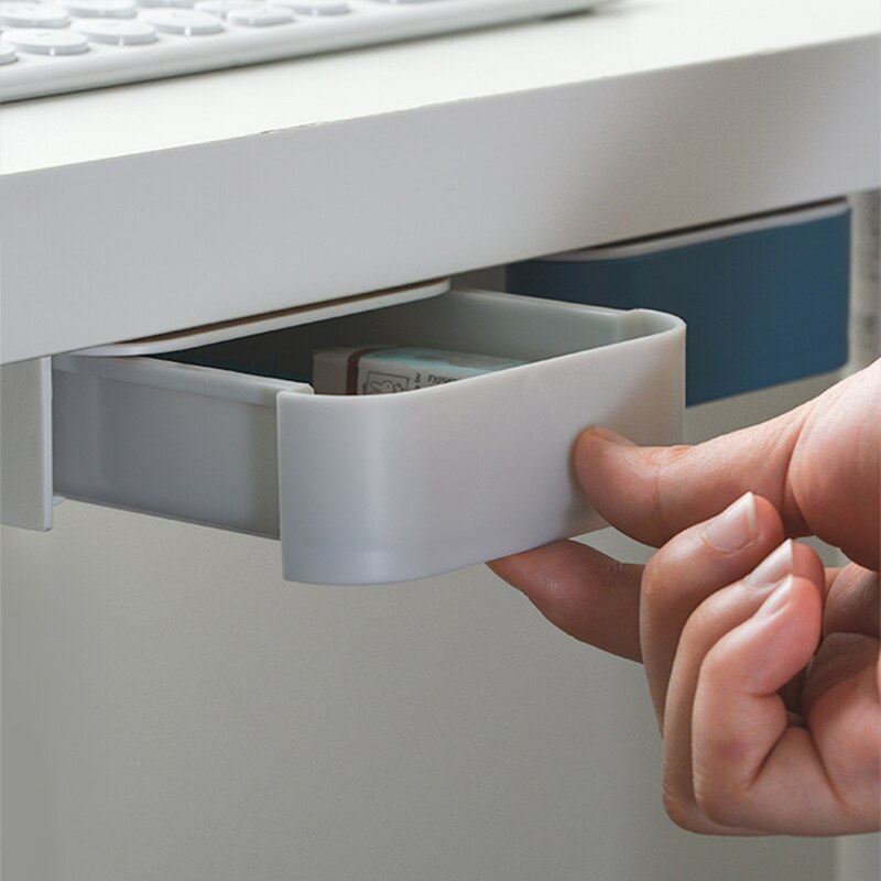 Self Adhesive Pencily Tray Under Desk Drawer Stora... – Vicedeal