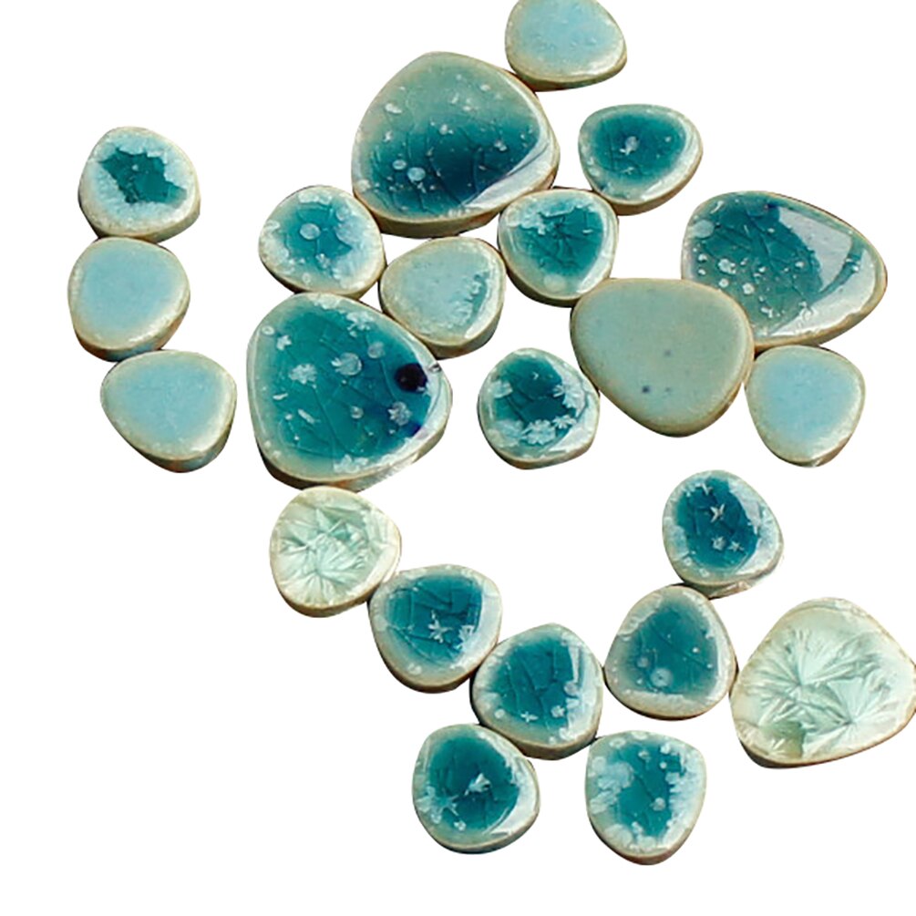 100g Ceramic Tiles Marble Pattern Mosaic Irregular... – Vicedeal