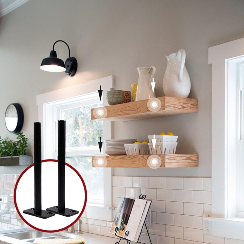 2pcs/set T-shaped Invisible Wall-mounted Shelf Sup... – Grandado