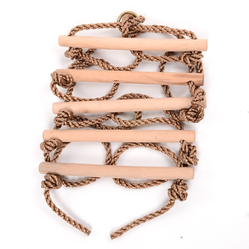 Kids Wooden Rope Fitness Toy Ladder Multi Rungs Cl... – Grandado