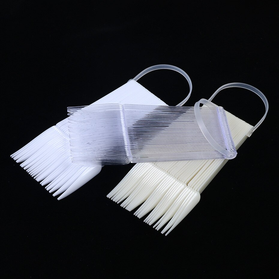 32pcs Nail Art Display Tips Stiletto Practice Pale... – Grandado
