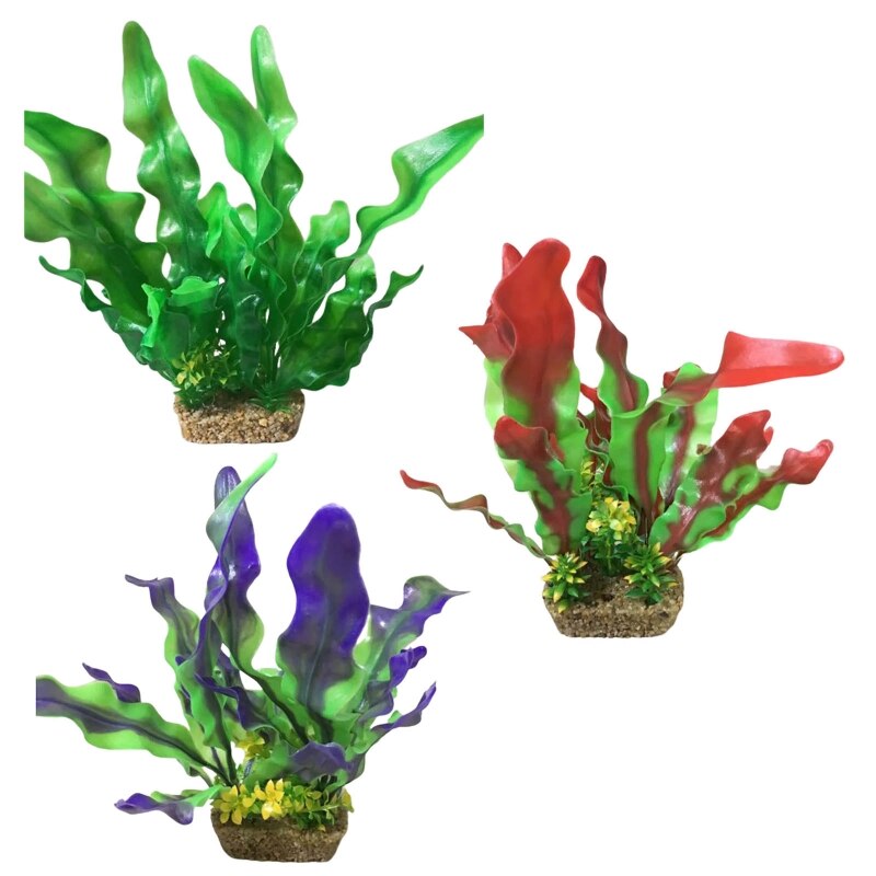 Plastic Plants for Aquarium Plastic Fish Tank Plan... – Grandado