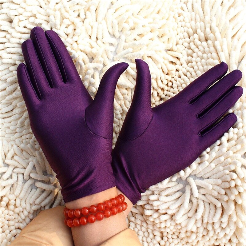 10 Pairs Well Stretched Thin Spandex Gloves Women ... – Vicedeal